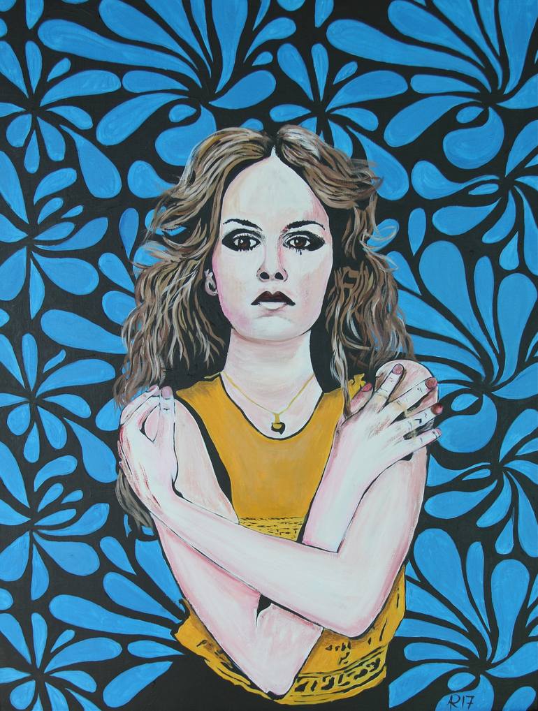 Twiggy Painting by andrew richard rose | Saatchi Art