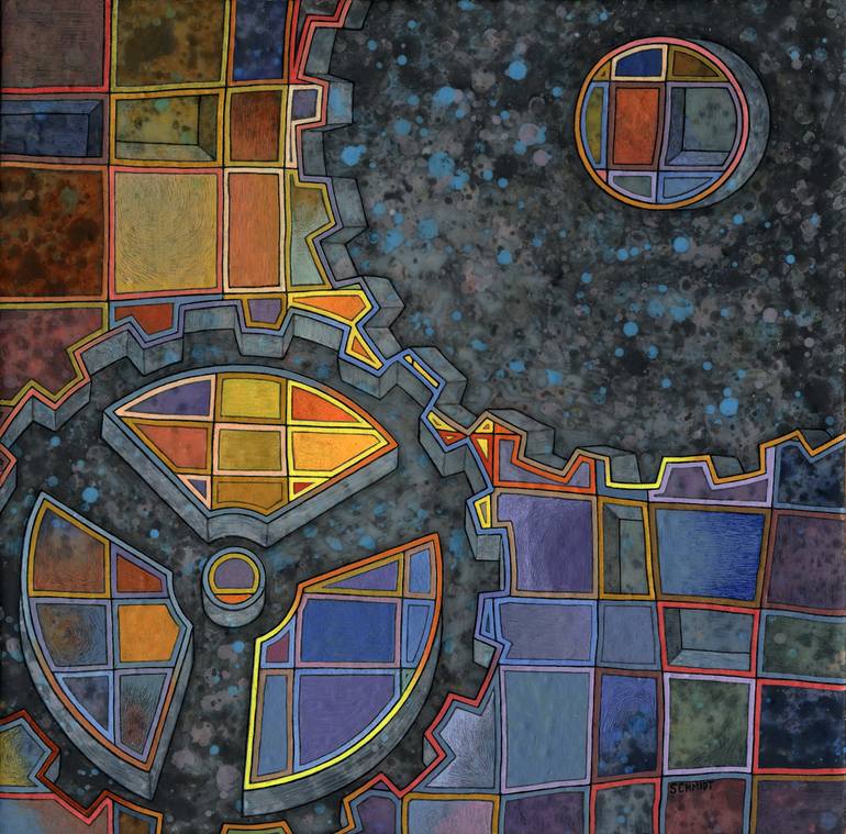 Differential Painting by Michael Schmidt | Saatchi Art