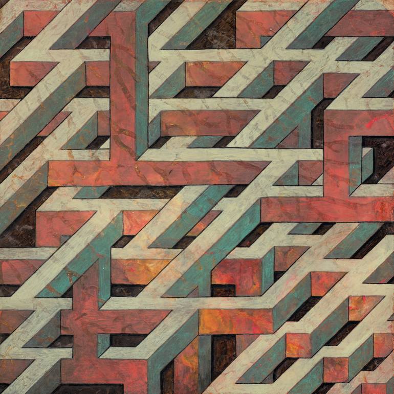 Pathways Painting by Michael Schmidt | Saatchi Art