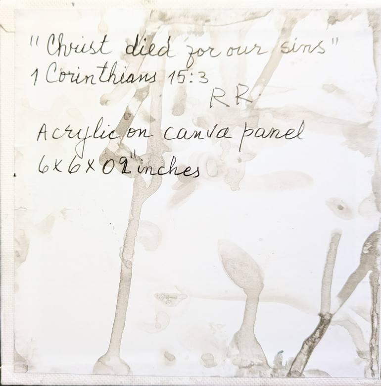 Christ Died For Our Sins 1 Corinthians 15:3 Painting by Rebeca Roman ...