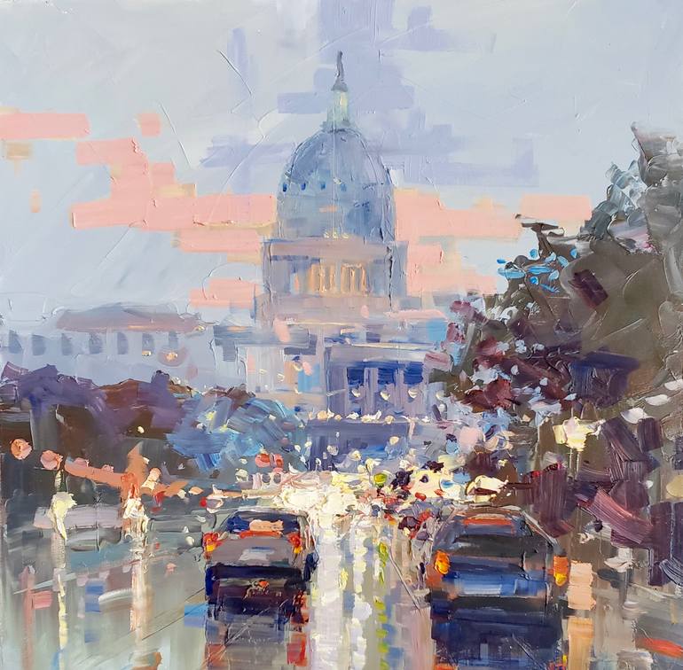 Washington State Capitol Painting by Irina Alexandrina | Saatchi Art