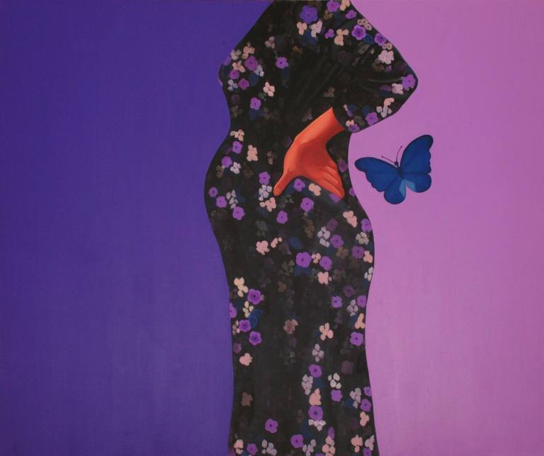 A Narration on the Women of My Homeland Painting by Bahar Taheri ...