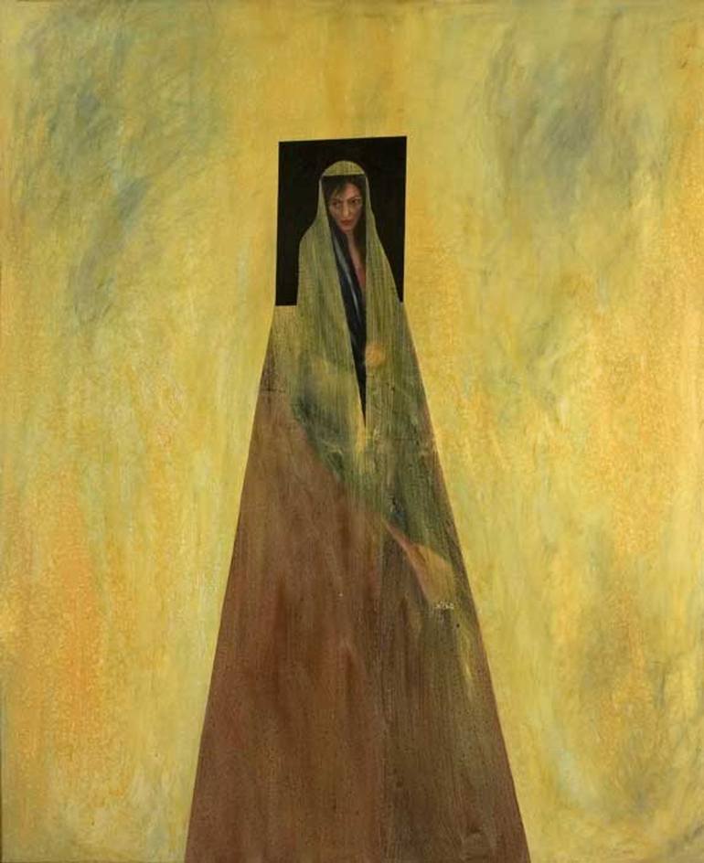 Woman Painting by Bahar Taheri | Saatchi Art