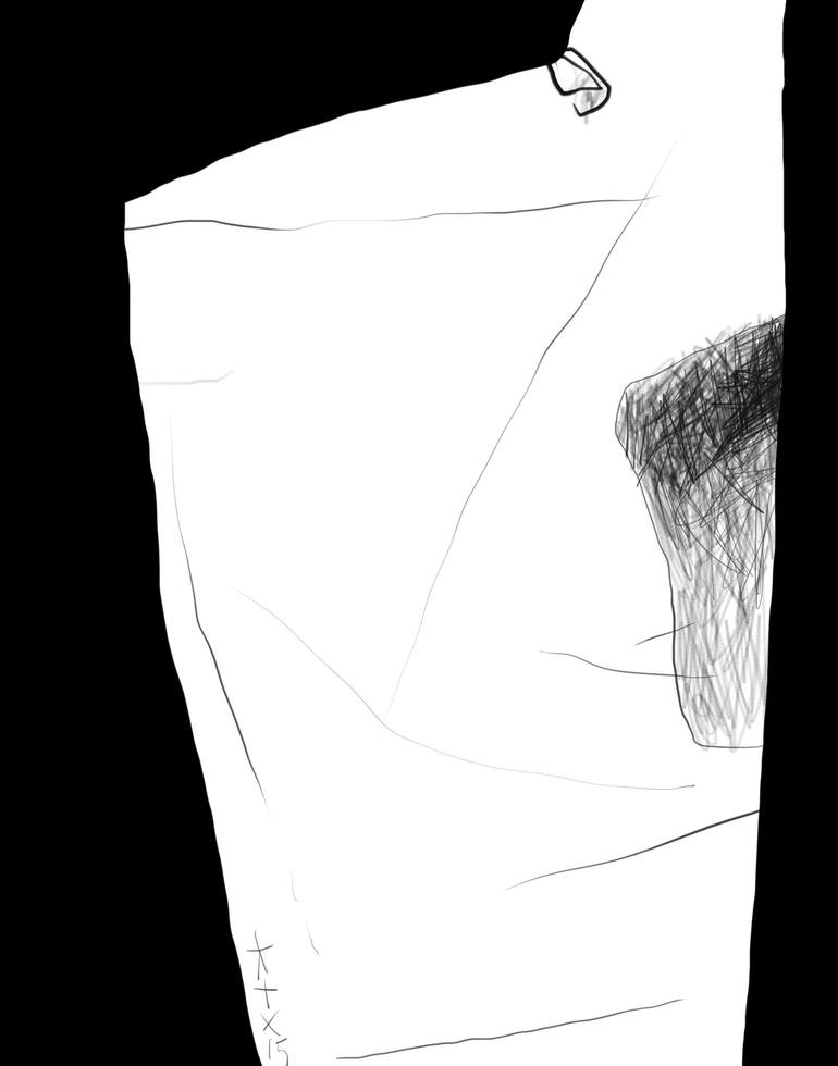 having no pity #2 Drawing by Américo Prata | Saatchi Art