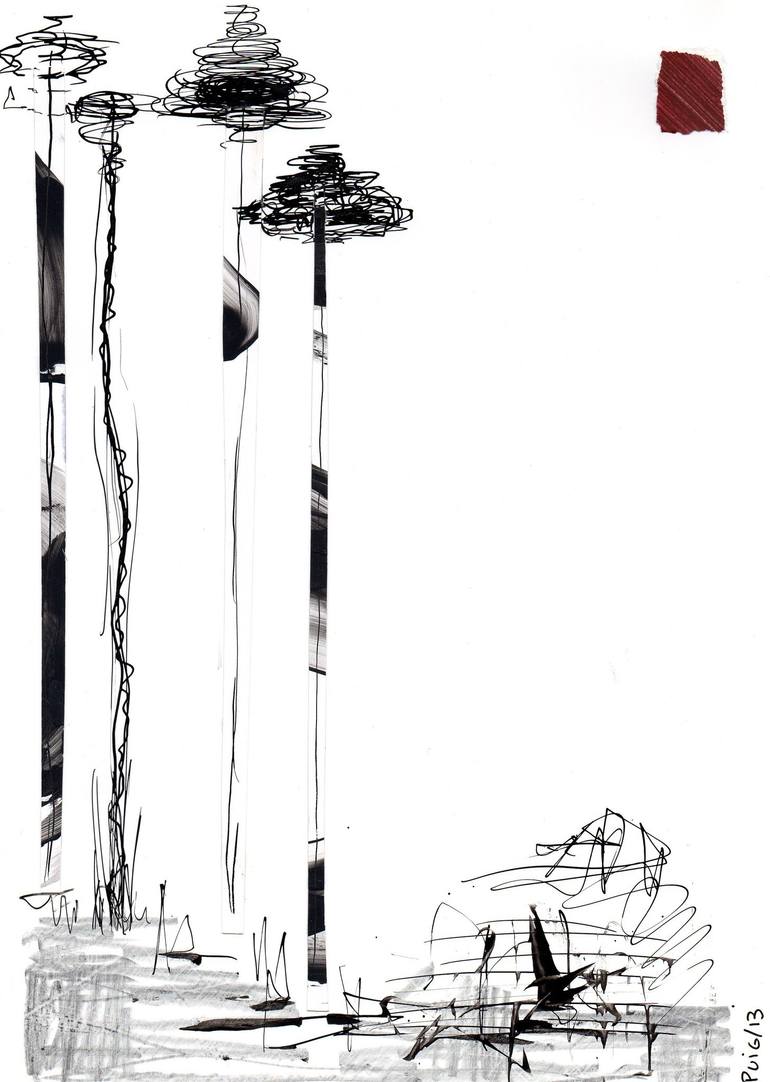 Matrix in process 3 Painting by Núria Puig | Saatchi Art