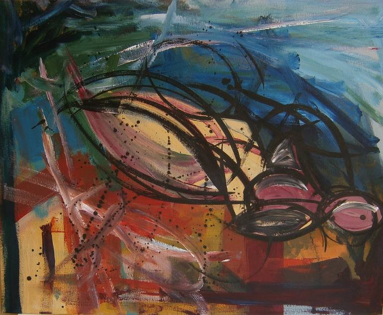 Des-estructura Painting by Núria Puig | Saatchi Art