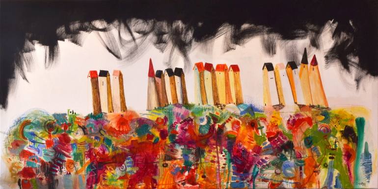 Habia una vez Painting by Maria Marta Crespo | Saatchi Art