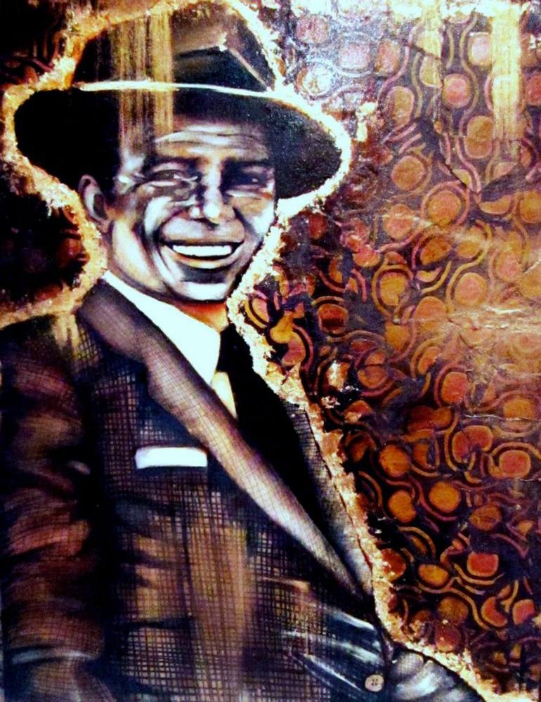 Sinatra Collage by Kassandra Metos | Saatchi Art