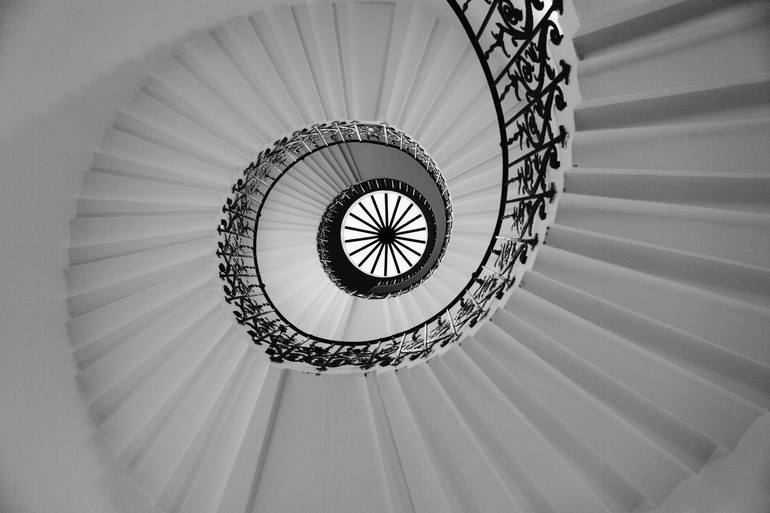 Spiral staircase. Photography by Ron Koeberer | Saatchi Art