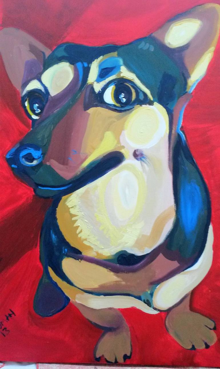 Elfie Painting by Stephanie Newman | Saatchi Art