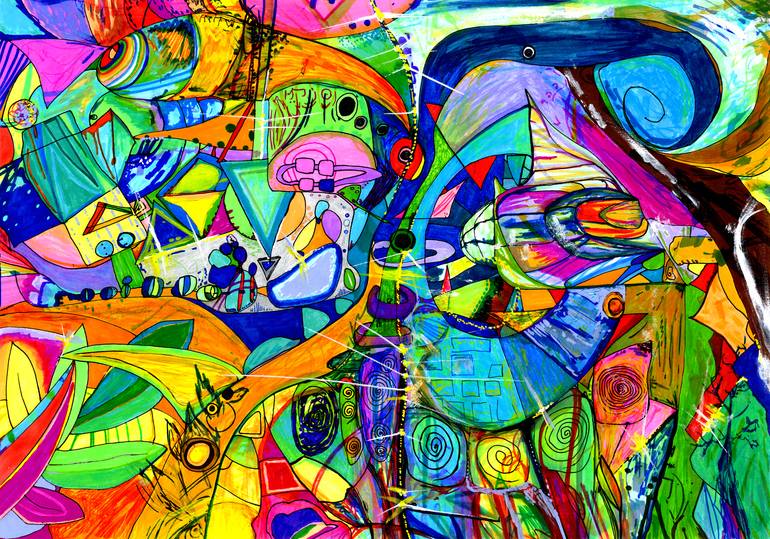 The structure of stability Drawing by Teo Sirio Sica | Saatchi Art