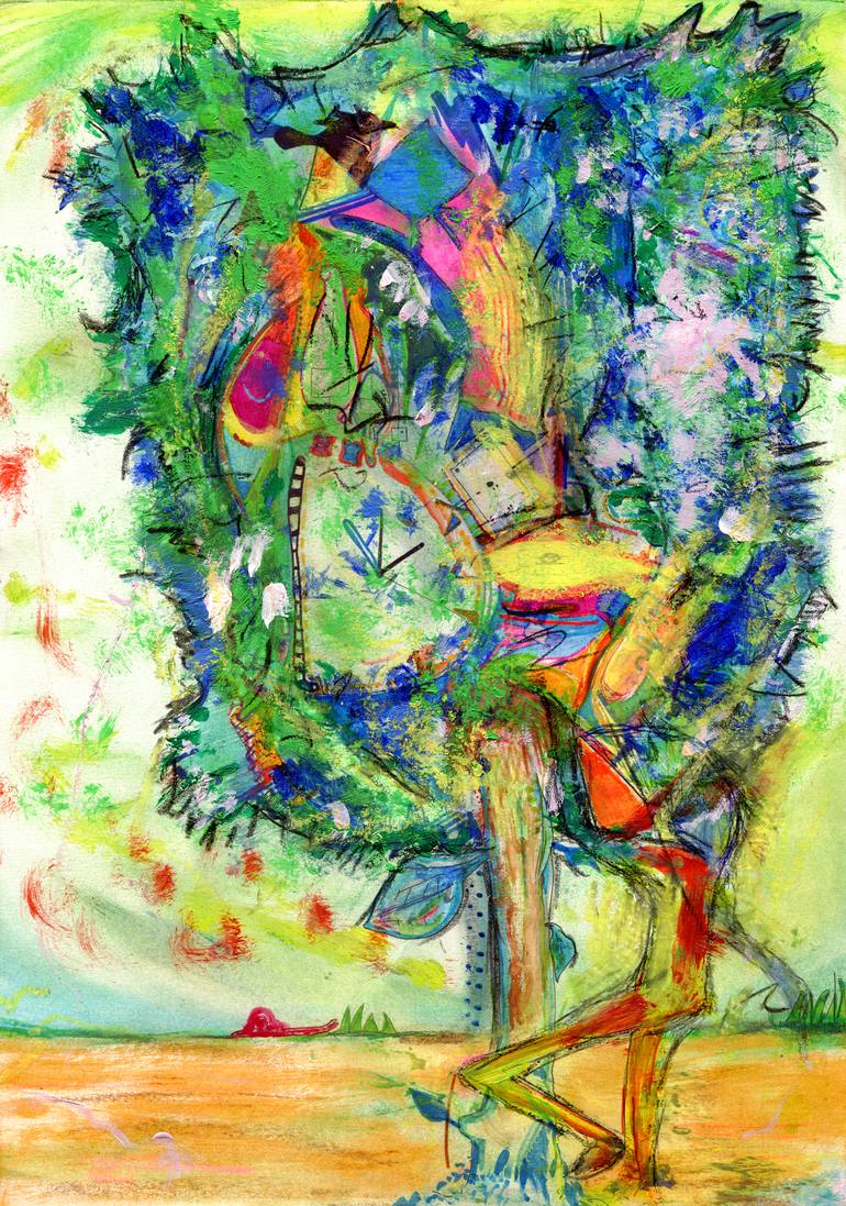 The Tree of Life Painting by Teo Sirio Sica | Saatchi Art