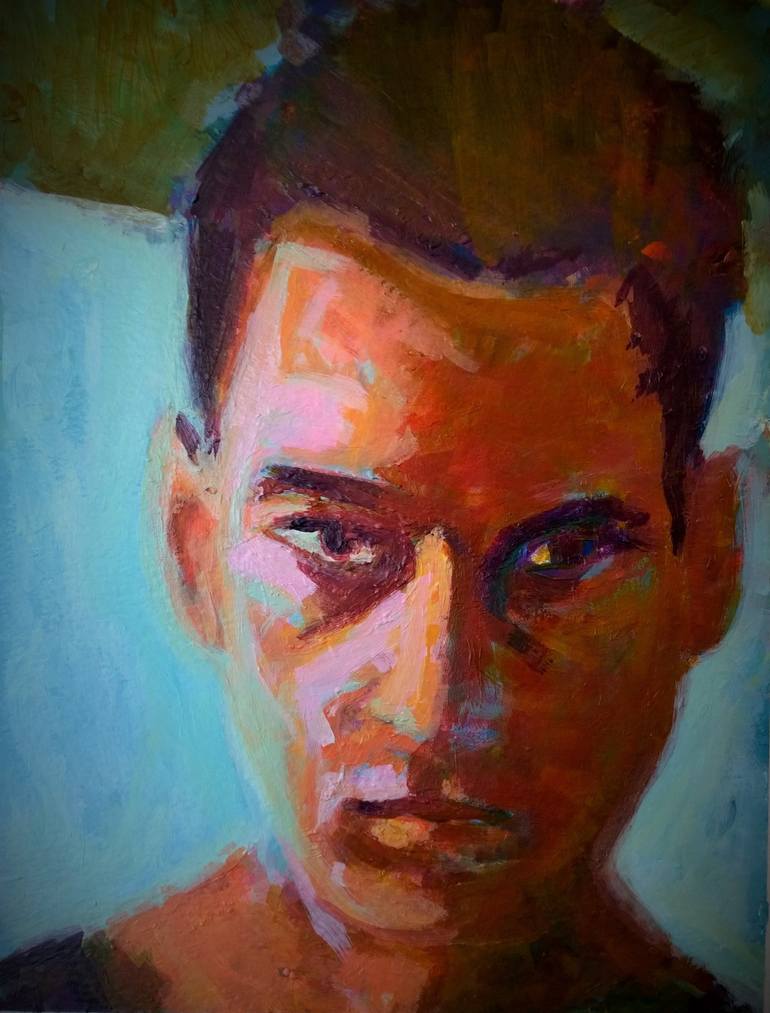 Self Portrait - Stephen Collins Painting by Stephen Collins | Saatchi Art