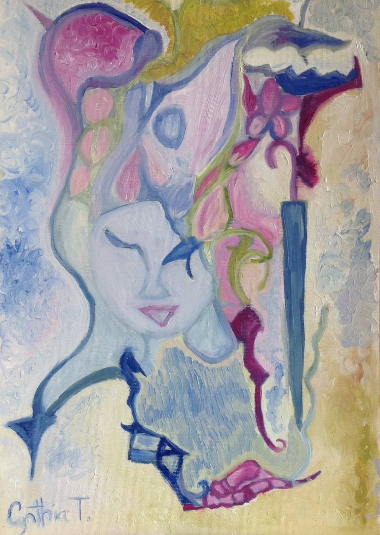 April showers Painting by Cynthia Taylor | Saatchi Art