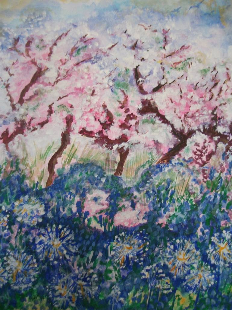 Blossoms in Spring Painting by Gabrielle Stubbs | Saatchi Art