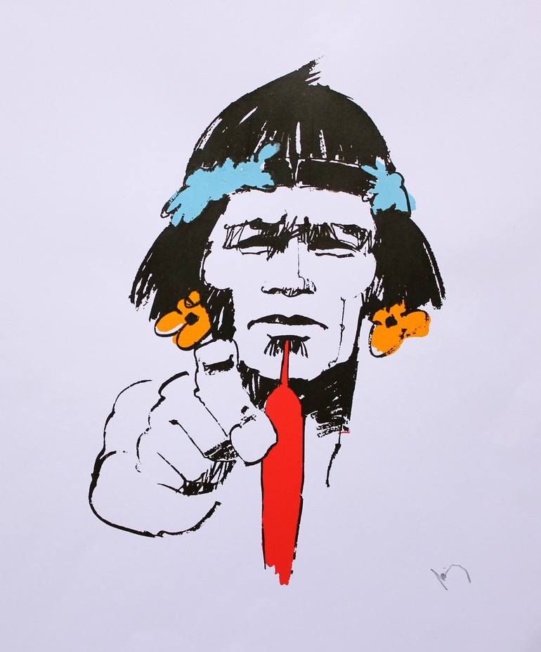 Brazilian Indian Printmaking by Denise Forster | Saatchi Art