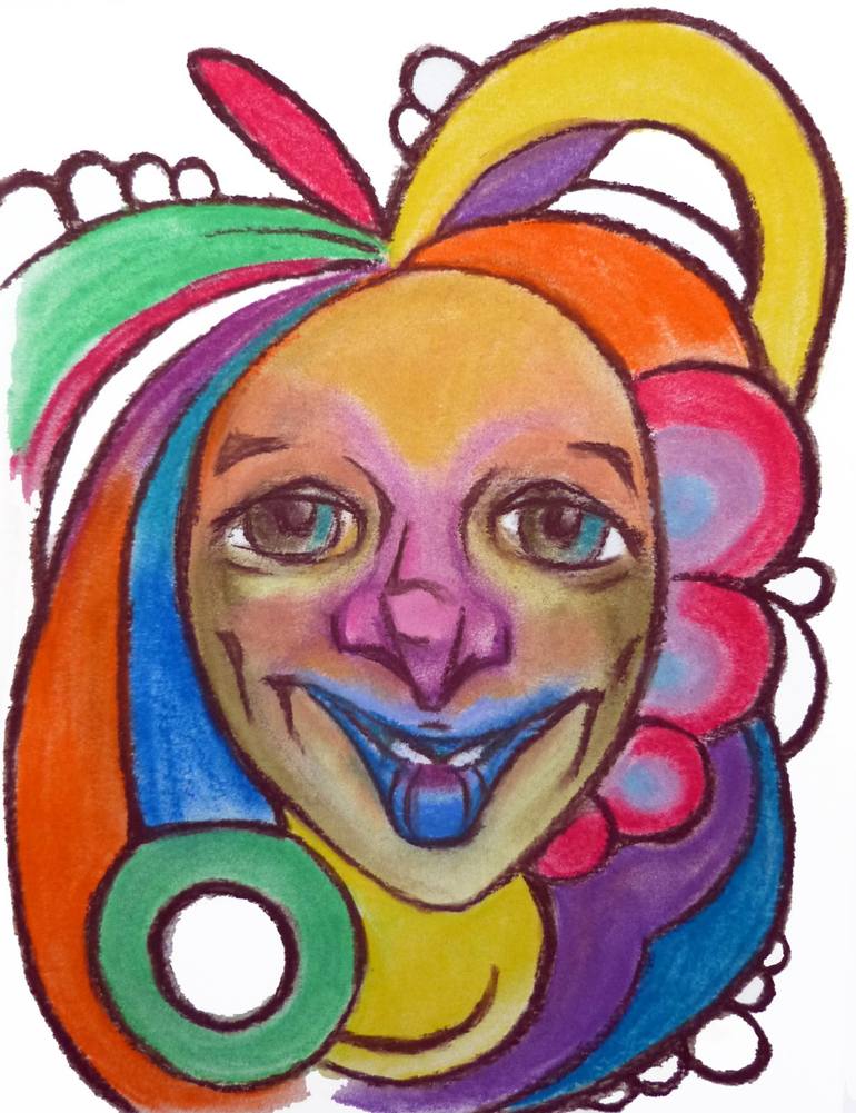 Free Spirit 1 Drawing by Renata Lombard | Saatchi Art