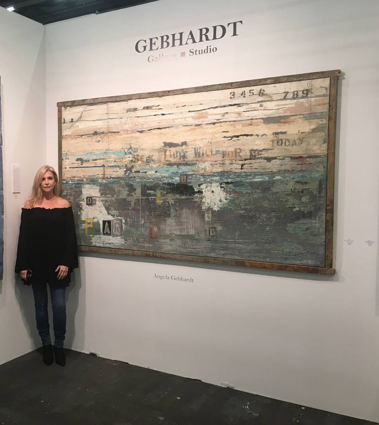 NO FEAR by Angela Gebhardt Painting by Kris Gebhardt | Saatchi Art