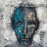 Tombstone Gray Painting by Kris Gebhardt | Saatchi Art