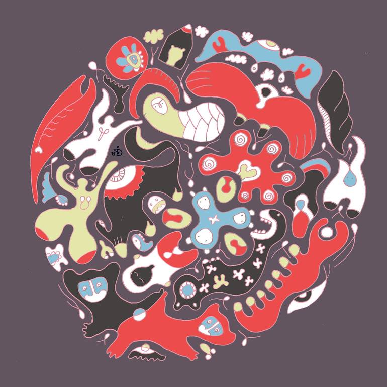 The inflation of childhood Painting by Daniel Lagarde | Saatchi Art