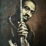 Portrait of Eric Dolphy Painting by Vladimir Ilievski | Saatchi Art