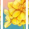 Original floral oil painting, Yellow Energy III Painting by Kathleen ...