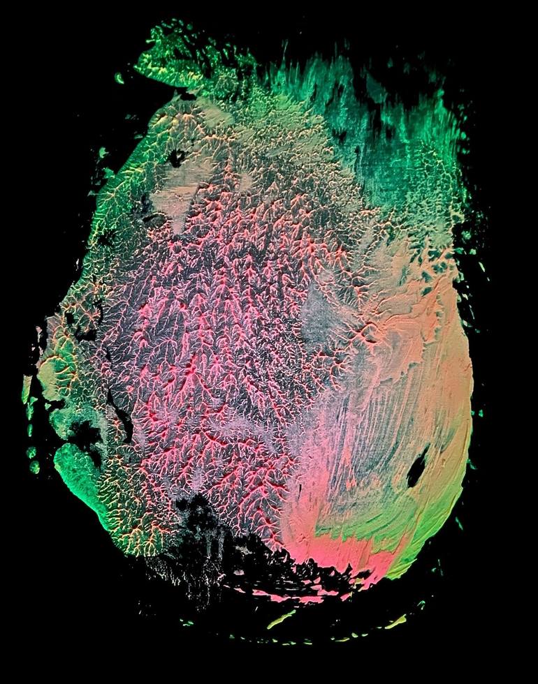 Radioactive 4 Painting by Zeke Garcia | Saatchi Art