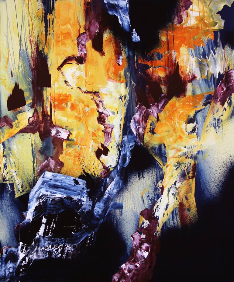 Back orifice Painting by Gábor SzűCs | Saatchi Art