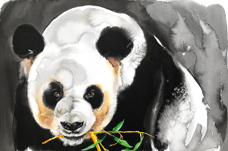 Bamboo Bliss Drawing by Soo Beng Lim | Saatchi Art United Kingdom