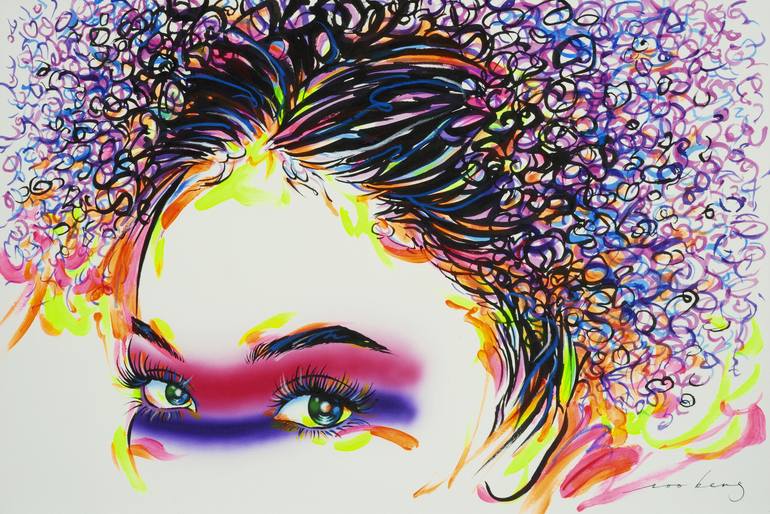 Heady Fashion Drawing by Soo Beng Lim | Saatchi Art