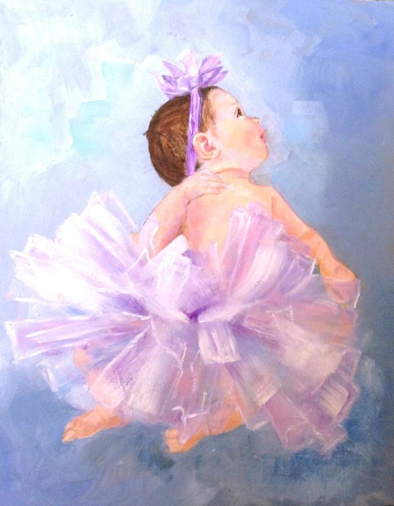 BALLERINA Painting by LAURA FORST | Saatchi Art