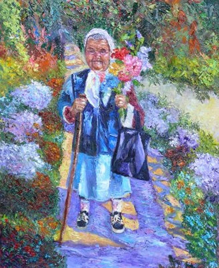 BABUSHKA Painting by LAURA FORST | Saatchi Art