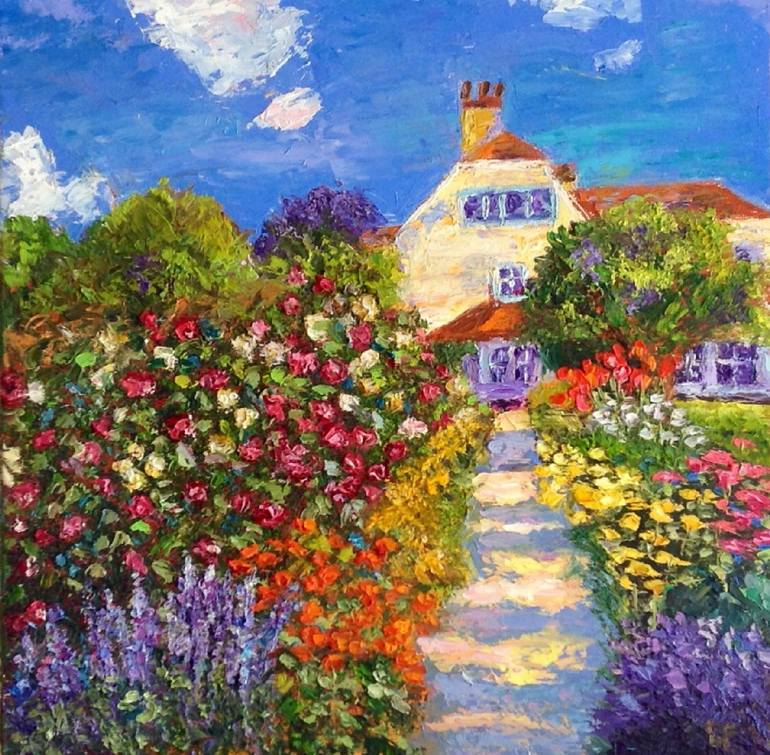 GIVERNY Painting by LAURA FORST | Saatchi Art