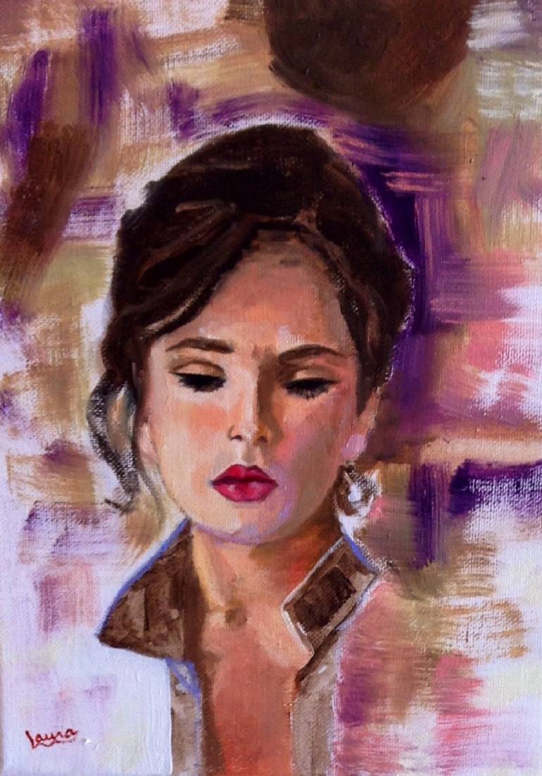 TRISTE Painting by LAURA FORST | Saatchi Art