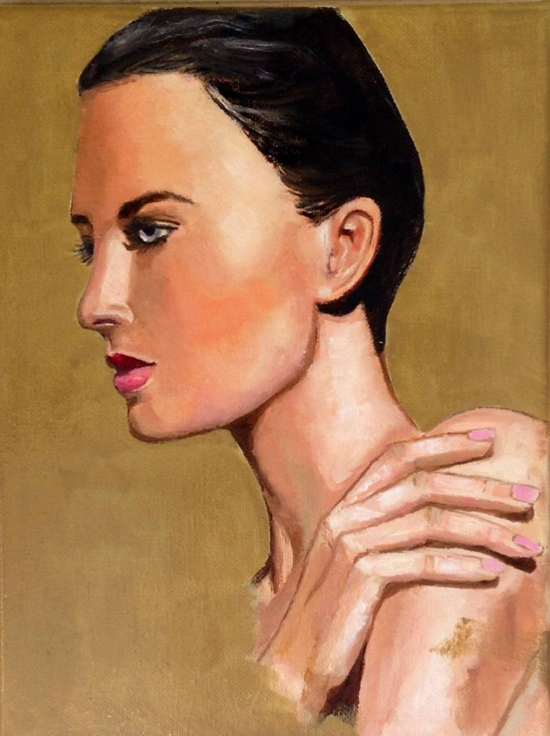 ALICIA (sold) Painting by LAURA FORST | Saatchi Art