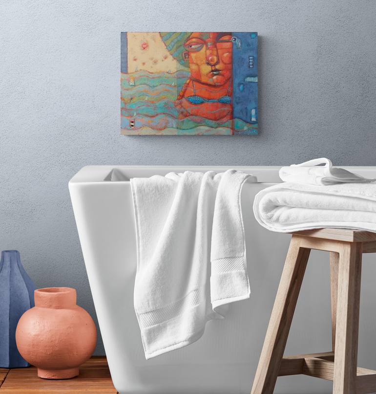 Classy Girls Don't Swim in Ponds Like This. Painting by Brenda York ...