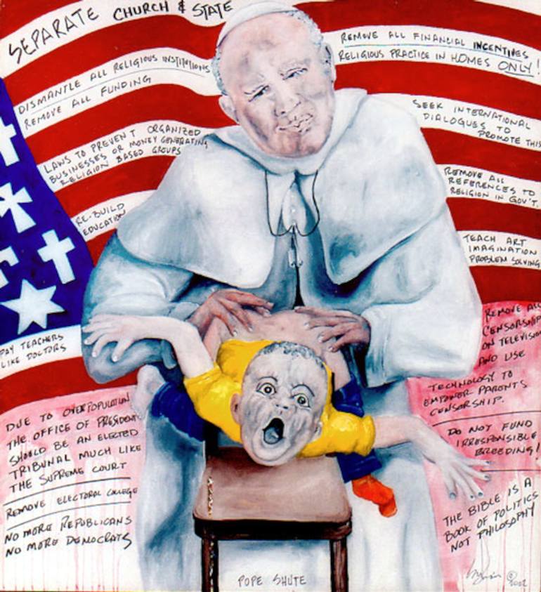 Pope Shute Painting by Sylvain Chamberlain | Saatchi Art