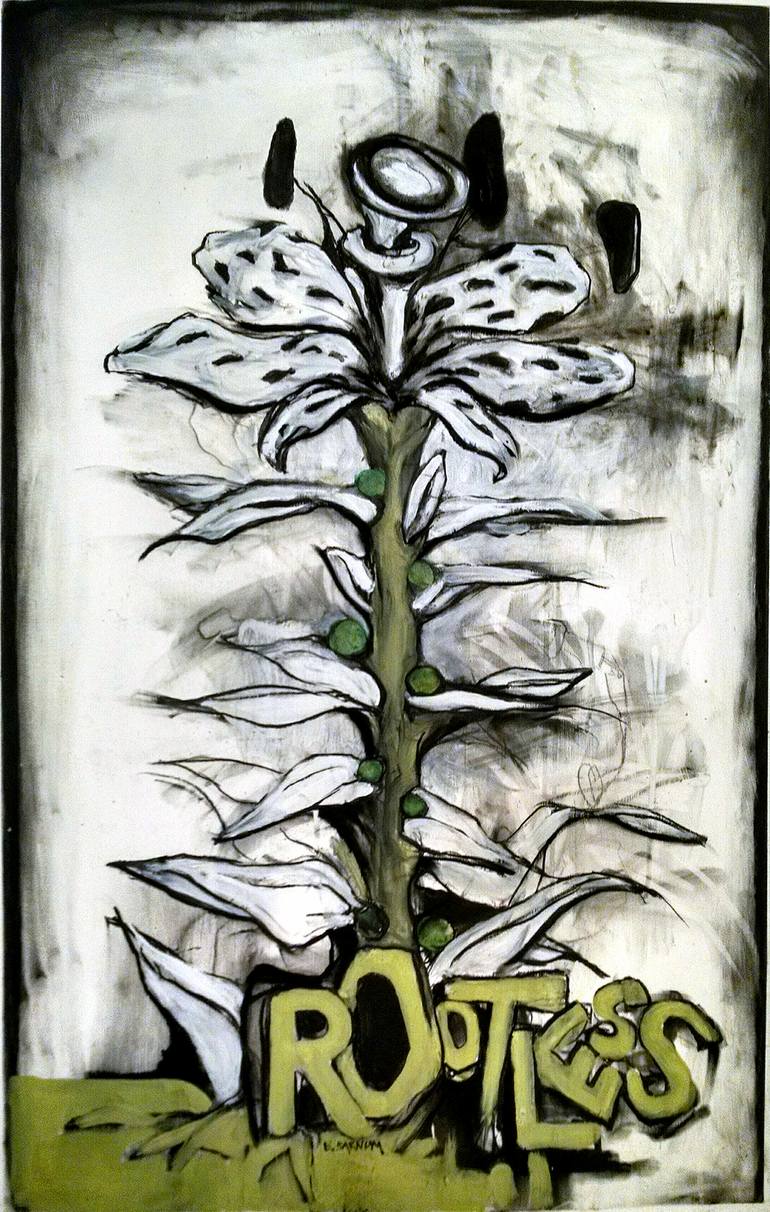 Rootless (#2 in Weed Trilogy series) Drawing by brenda barnum | Saatchi Art