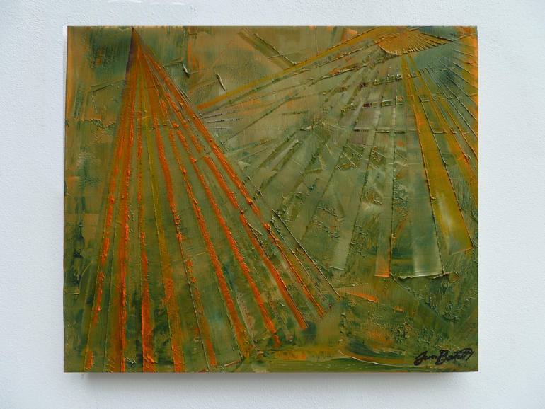 JUNGLE BEAMS Painting by Luca Bestetti | Saatchi Art