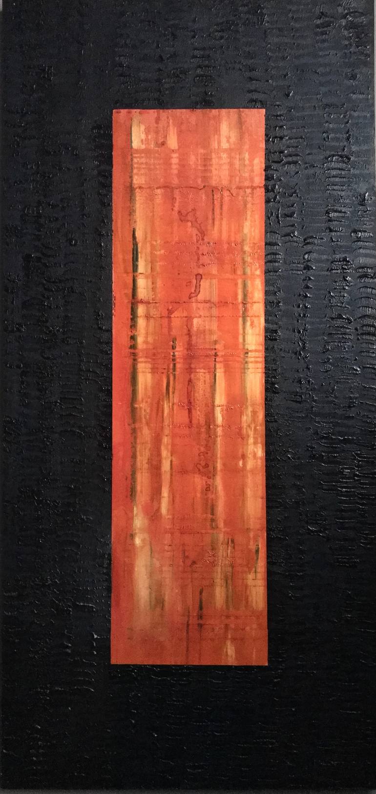 ORANGE ALLIGATOR Painting by Luca Bestetti | Saatchi Art