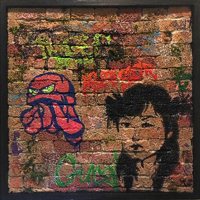 Bricked Painting by B Watson | Saatchi Art