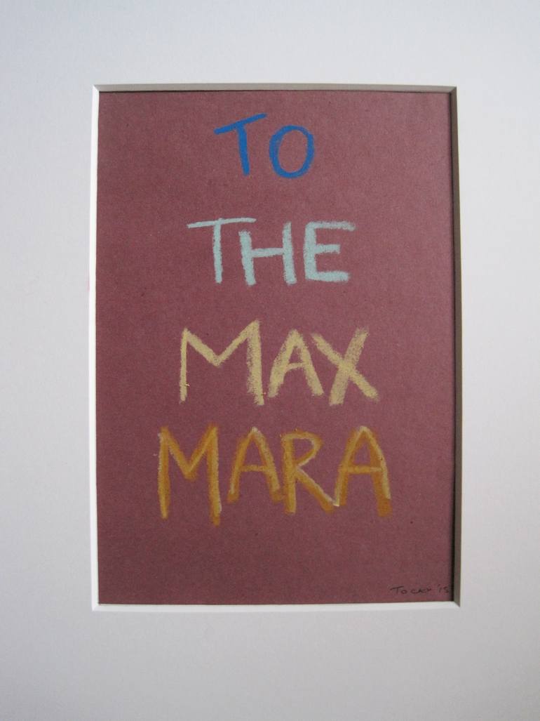 'To The Max Mara' Drawing by JEFFERSON WATERS | Saatchi Art