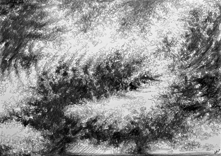 The Whirling Drawing by Djordje Alfirevic | Saatchi Art