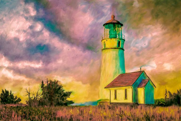 North Channel Light Painting by Wib Dawson | Saatchi Art