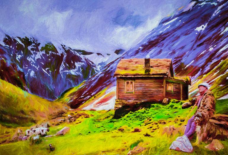 High Pasture Painting by Wib Dawson | Saatchi Art