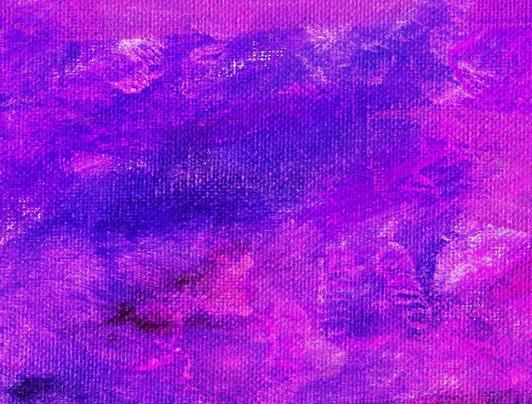 Allegory Purple & Blue Painting by L J SMITH | Saatchi Art