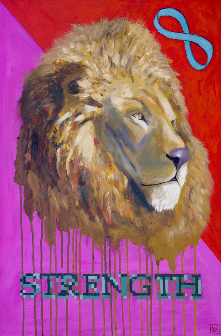 Strength Painting by Will Eskridge | Saatchi Art