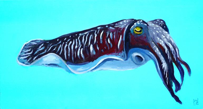 Cuttlefish Painting by Will Eskridge | Saatchi Art