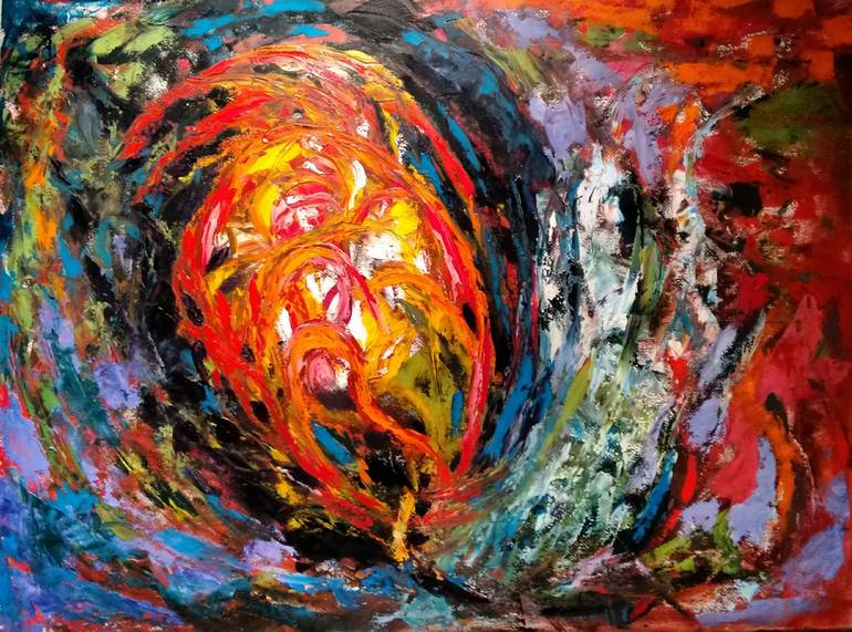 Moving Energy Painting by Nicolas Bouteneff | Saatchi Art
