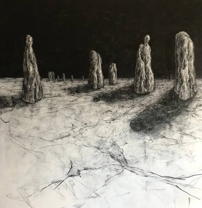 Serenity ( the pinnacles , western australia) Drawing by Keith Kearney ...